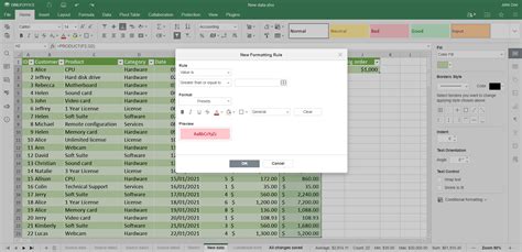 Conditional Formatting Based On Another Cell In Excel Sheets