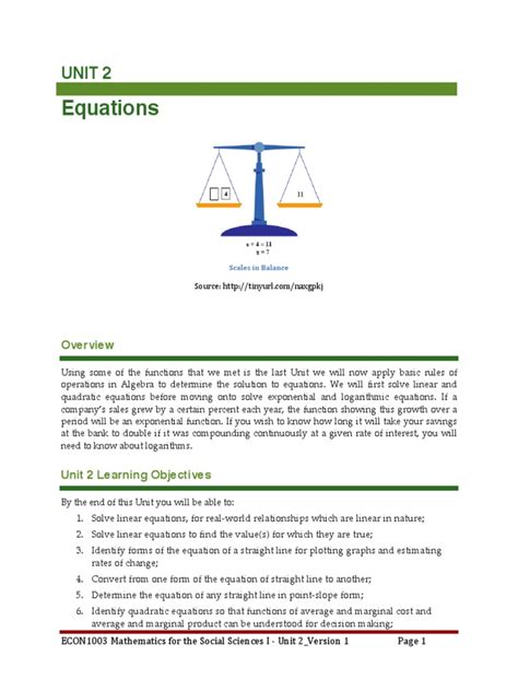 econ1003 unit 2 version 1 part 1 rev 2 pdf equations supply and