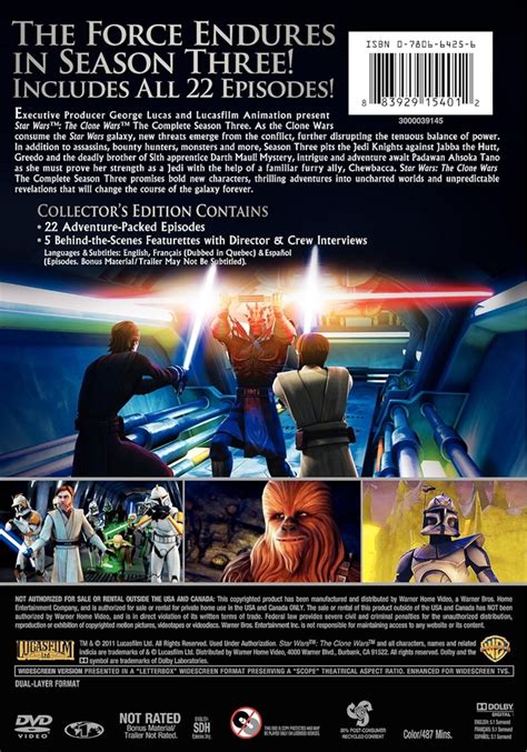 Star Wars The Clone Wars The Complete Season Three The Internet