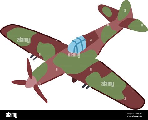 Jet Plane Toy Cartoon Vector Illustration Stock Vector Image And Art Alamy