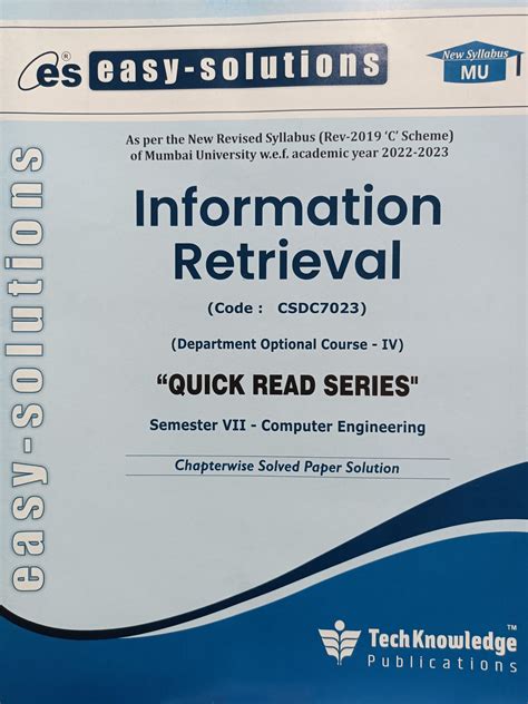 Easy Solutions Information Retrieval Mu Bookwalas