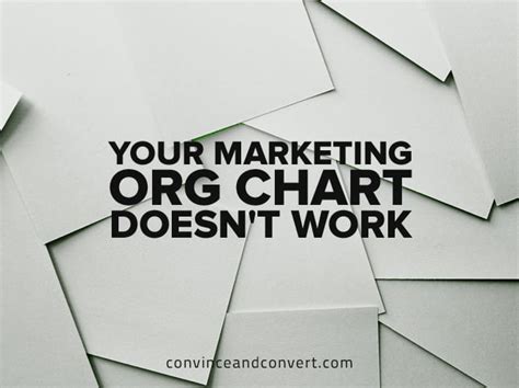 your marketing org chart doesn t work