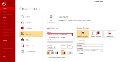Creating A PDF Directly From Your Scanner PDFescape