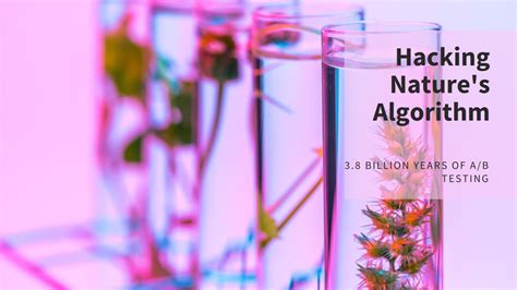 hacking nature s algorithm 3 8 billion years of a b testing