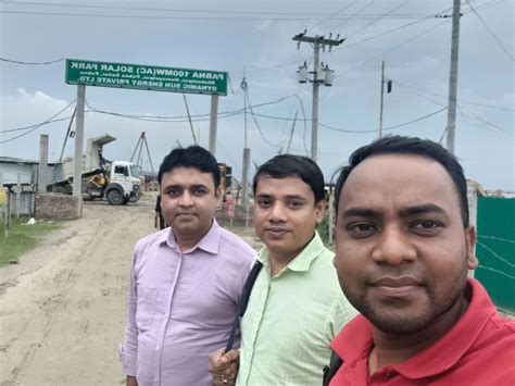 md ashraful islam akash on linkedin suddenly visited 100mw solar power plant at pabna dynamic