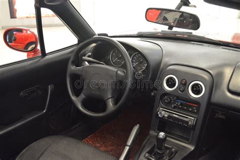 Mazda Miata Mx5 Dashboard At Mazda Day In Paranaque Philippines