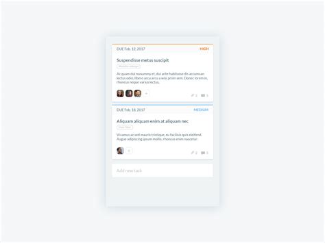 UI Design Daily Kanban Card