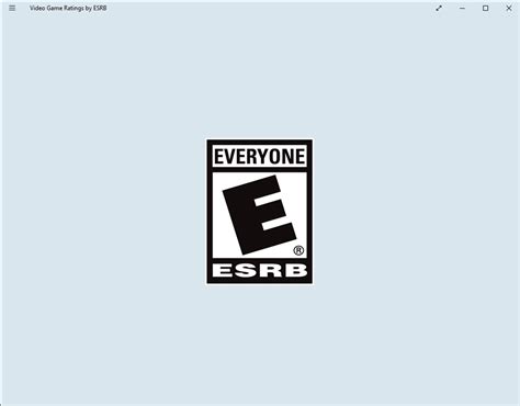 Rated E For Everyone Symbol