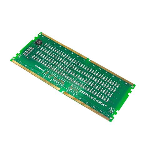 ddr4 with light memory test card desktop computer memory test card