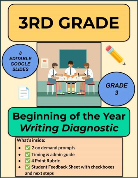 Beginning Of Year Writing Diagnostic 3rd Grade 2 Prompts Analytic Rubric