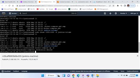 Docker Compose Up Issue For Running Jenkins Container Jenkins