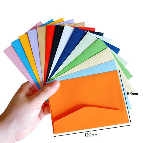 10pcs Mini Envelopes 118mm80mm Candy Color Mini Envelope Fourteen