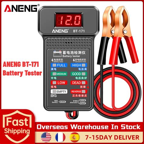 Aneng Bt 171 배터리 테스터 모니터 패널 게이지 배터리 상태 표시기 12v 자동차 배터리 테스터 전기량 감지기 Aliexpress