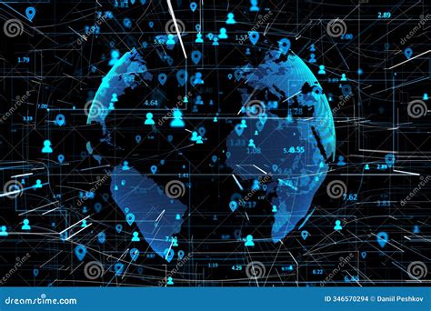 global location geolocation and navigation concept with stats data