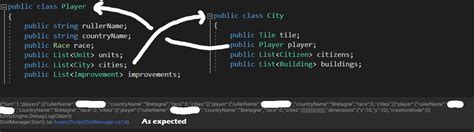json serializing of recursive class r unity3d