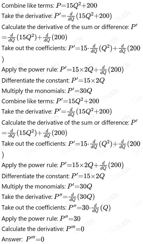 solved determine the first second and third derivatives of the