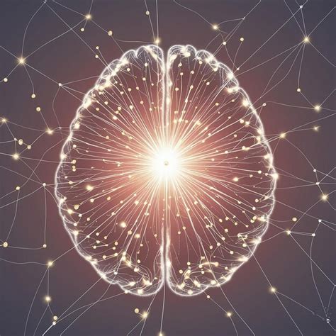 A Mesmerizing Visualization Of A Brains Neura Premium Ai Generated Image
