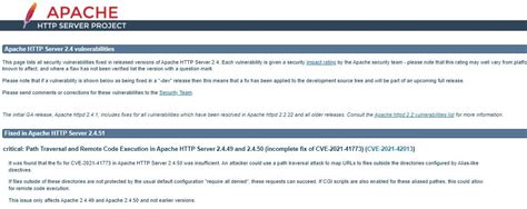 critical vulnerability in apache actively exploited update now