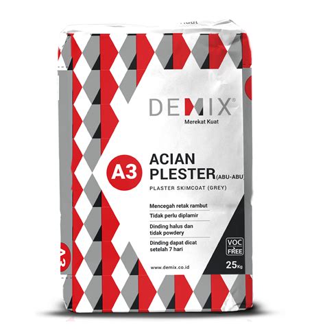 Demix A3 Acian Plester Abu Abu Promo Februari 2026 ⭐