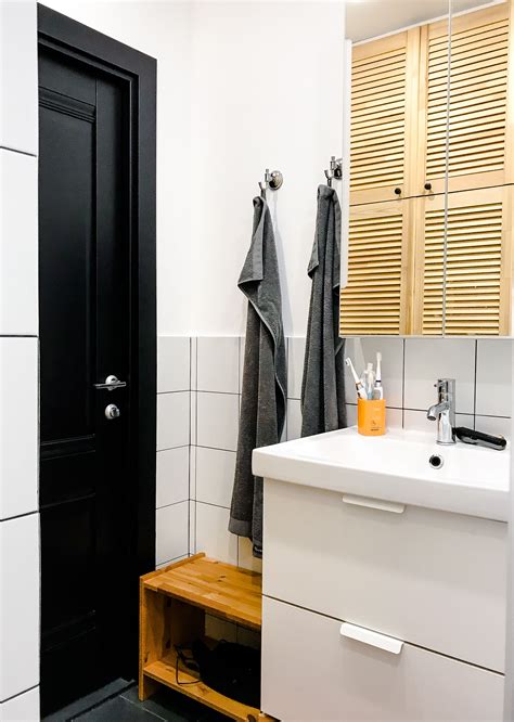 Ванная комната в стиле сканди