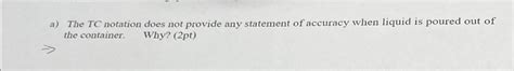 Solved A ïŧŋthe Tc Notation Does Not Provide Any Statement Of Solved A ïŧŋthe Tc Notation Does Not Provide Any Statement Of