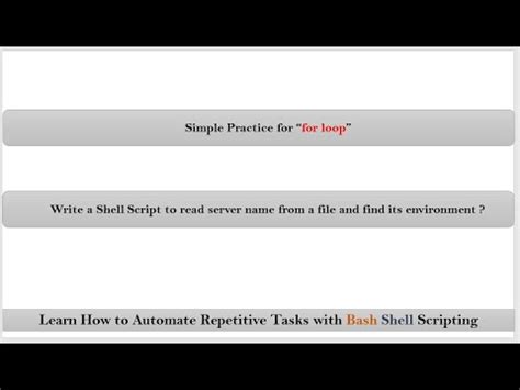 Section 18 Video 4 Bash Shell Scripting Simple Practice With For