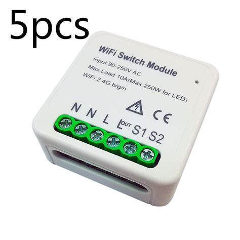 1 5 Pcs Smart Home Wifi Switch Relay Breaker Modul Grandado