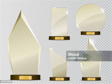 유리 트로피 수상입니다 투명 한 배경에서 분리 하는 벡터 일러스트 레이 션 아크릴 섬유에 대한 스톡 벡터 아트 및 기타 이미지 아크릴 섬유 트로피 투명 아크릴 유리