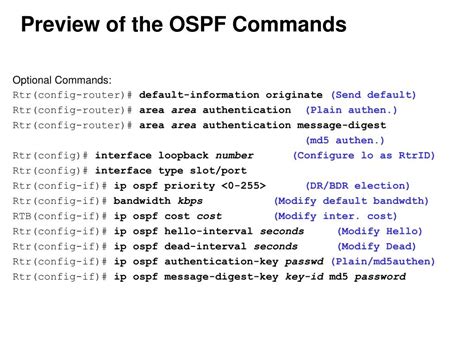 Ppt Ch2 Ospf Single Area Ospf Powerpoint Presentation Free