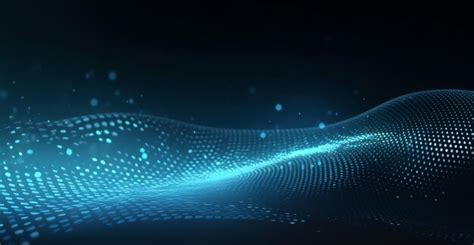 premium photo abstract dot blue wave pattern screen gradient