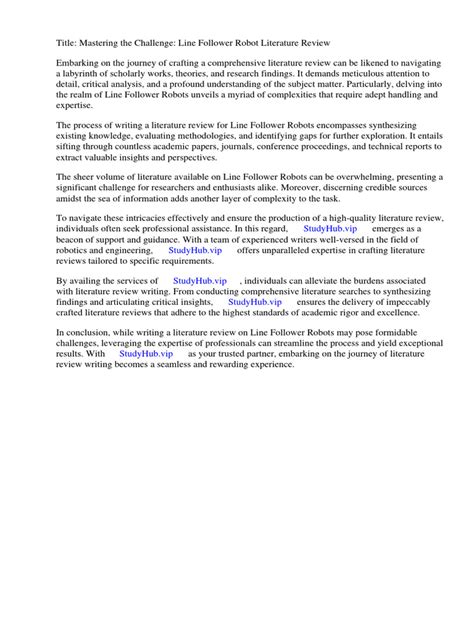line follower robot literature review pdf robot robotics
