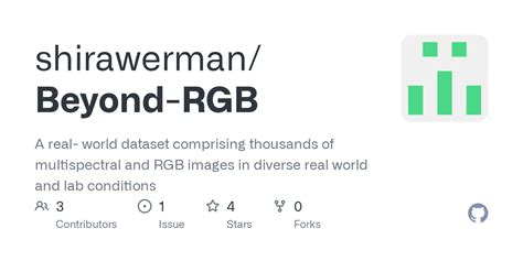 github shirawerman beyond rgb a real world dataset comprising