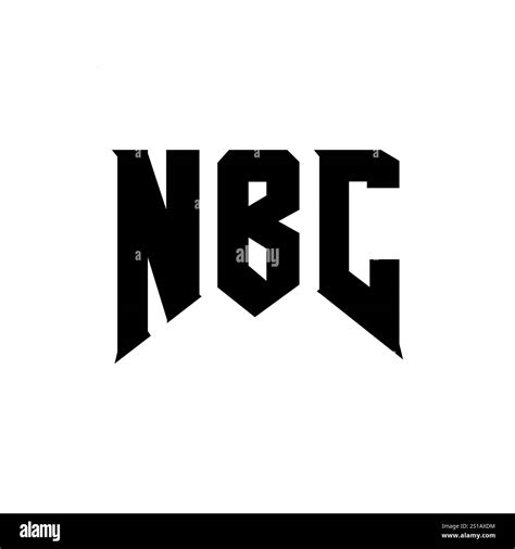 Nbc Letter Logo Design For Technology Company Nbc Logo Design Black