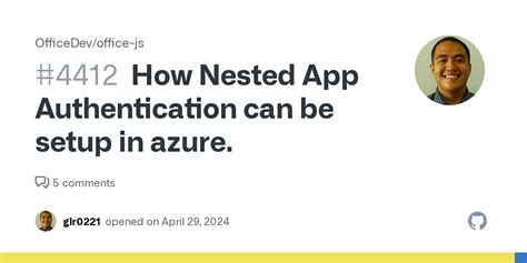 How Nested App Authentication Can Be Setup In Azure · Issue 4412