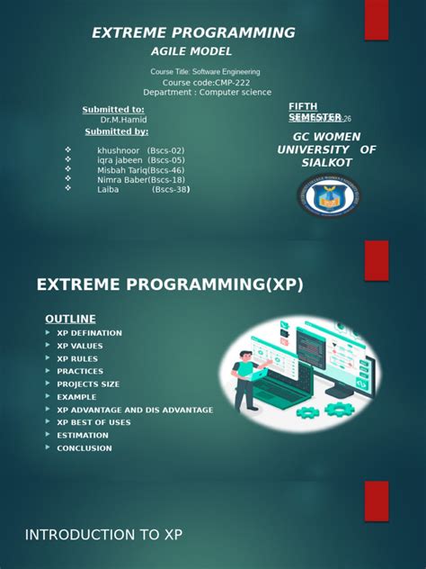Xp Presentation Final Pdf Agile Software Development Computer Science