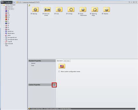 Configuring Toolbox To Have Material Applied To Components Hawk Ridge Systems Support