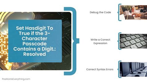 Set Hasdigit To True If The 3 Character Passcode Contains A Digit