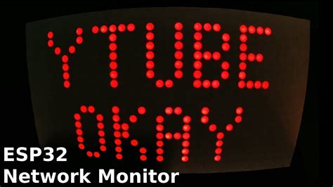 Youtube Network Monitor ESP Project With MAX LED Matrix YouTube