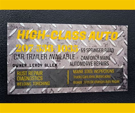 High Class Auto Greater East Grand Region Economic Development