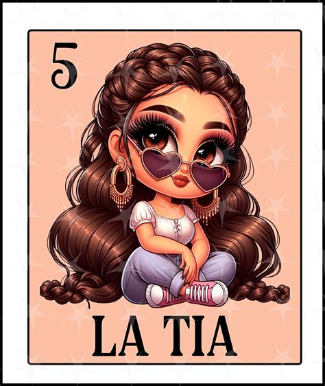 Loteria Card En Espanol Sublimation Design Sublimation Digital Design