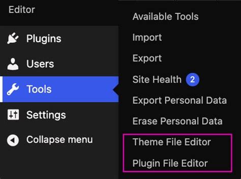 How To Fix The Theme File Editor Is Missing In WordPress PluginsForWP