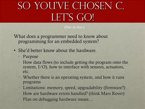 Compilers Programmingembedded Ppt