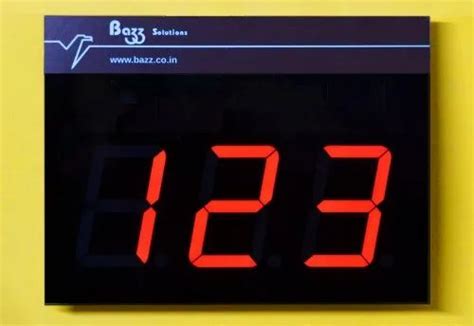 Bazz Solutions Red Double Dual Display Token System At Rs In Pune