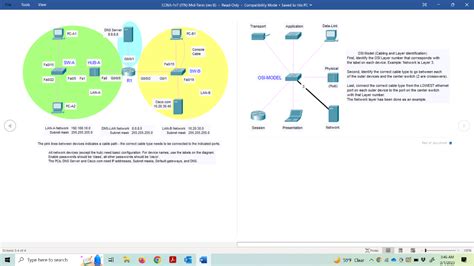 Osi Model Cabling And Layer Identification First