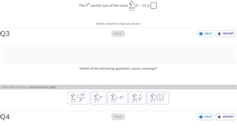 Solved The 5th Partial Sum Of The Series N 1 1n Is Chegg Com