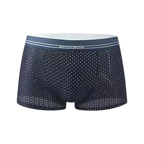 Daznico Mens Underwear Mesh Breathable Ice Silk Briefs For Everyday