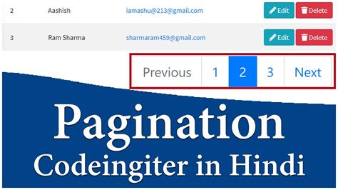 How To Create Codeigniter Bootstrap Pagination With Best 🔥 Example In Hindi Part01