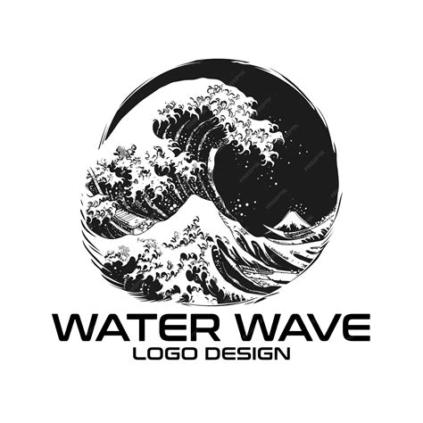 Premium Vector Water Wave Vector Logo Design