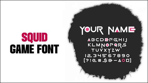 Squid Game Font A Beginner Guide