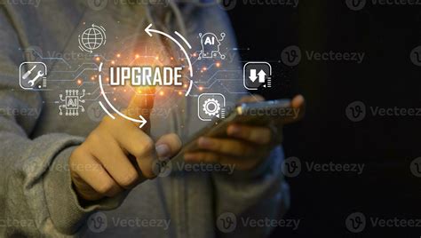 Update Application Software And Hardware Upgrade Technology Concept Ai Upgrade 24977902 Stock